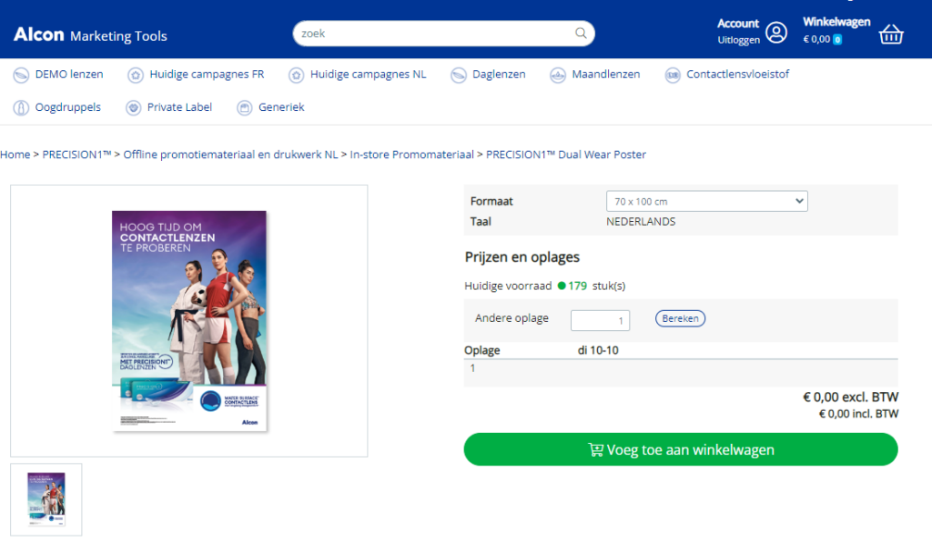 Customer case Alcon & Altorffer | Order Portal